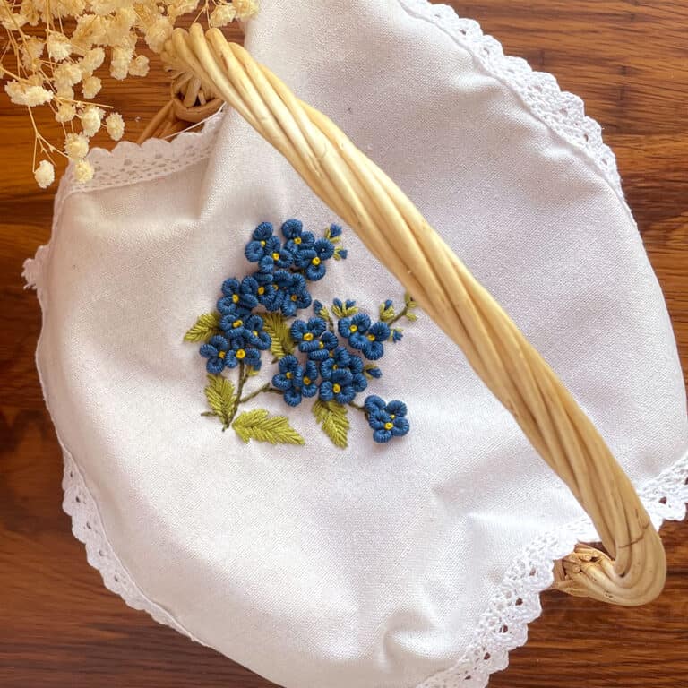 Stitch Color Palette Blue Flowers - Makenstitch
