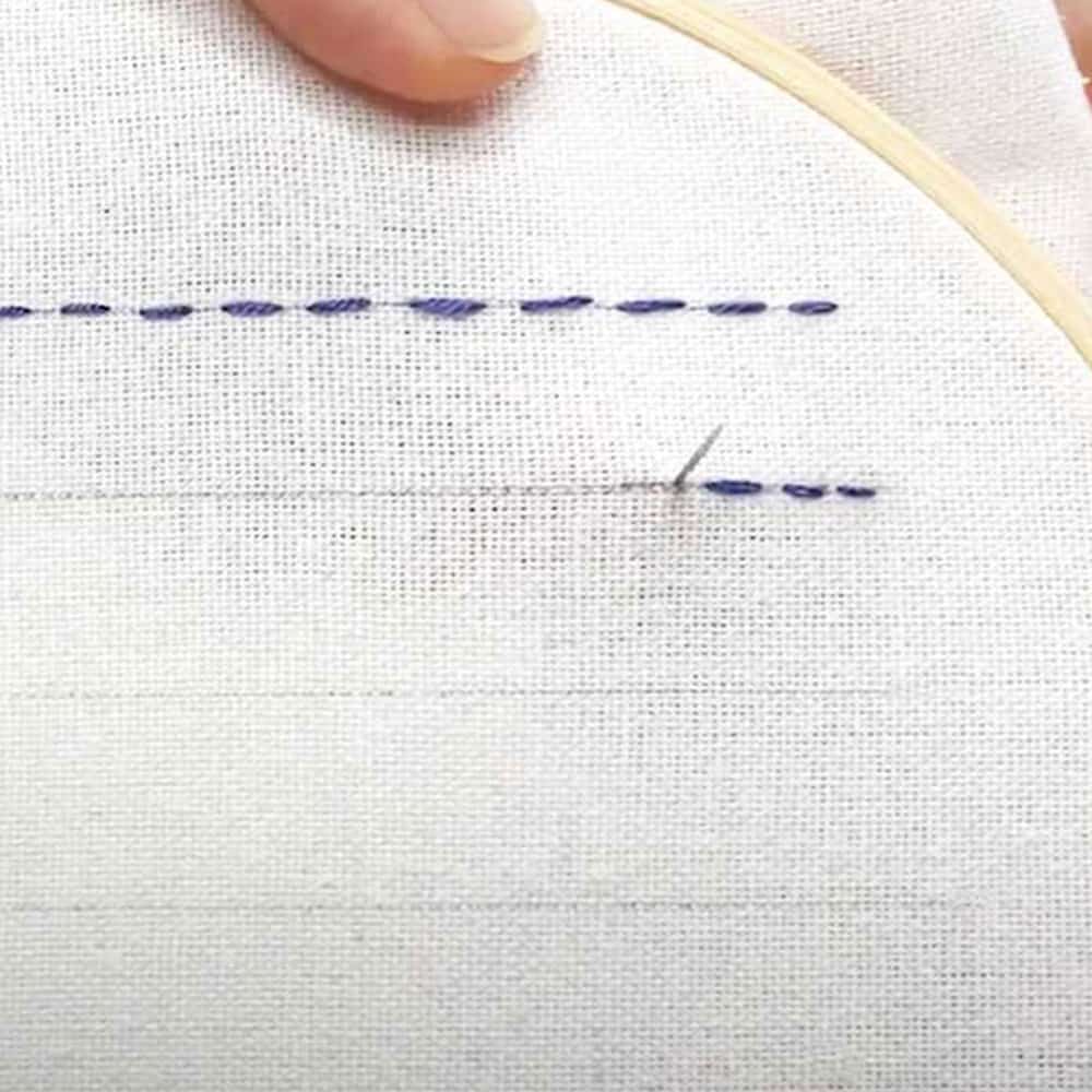 Whipped Running Stitch Video Tutorial - Makenstitch