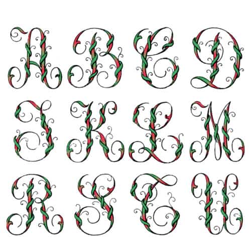 Free Printables Letters And Monograms - Makenstitch