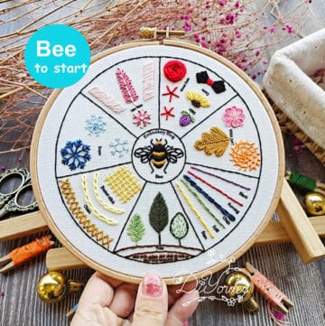 10 Embroidery Sampler Kits For Beginners - Makenstitch