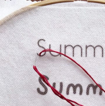 How To Embroider Letters - Makenstitch