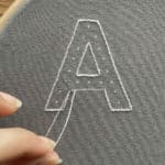 How To Embroider Letters: Stem & Satin Stitch - Makenstitch