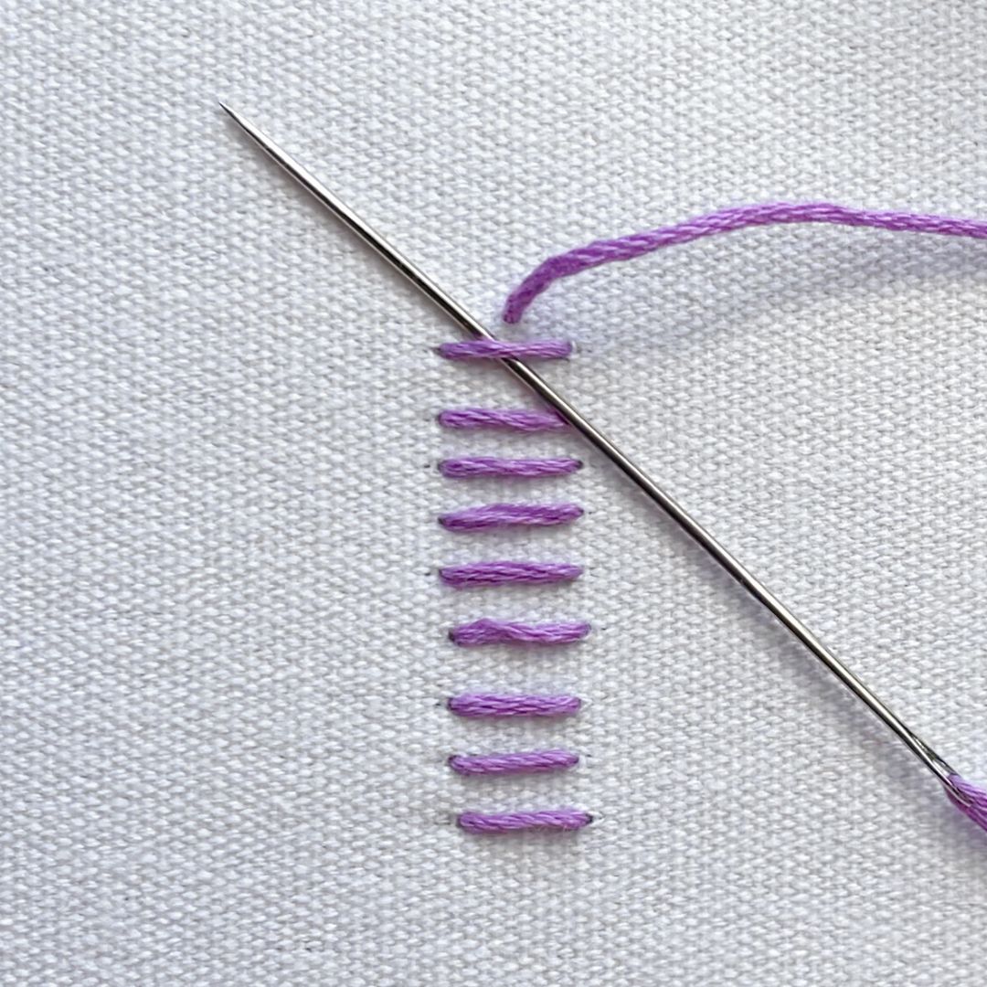 Raised Chain Stitch Band Embroidery - Makenstitch