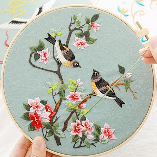 14 Thread Painting Embroidery Kits for All Skill Levels