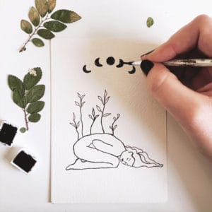 Botanical Goddess Tutorial Free Embroidery Pattern - Makenstitch