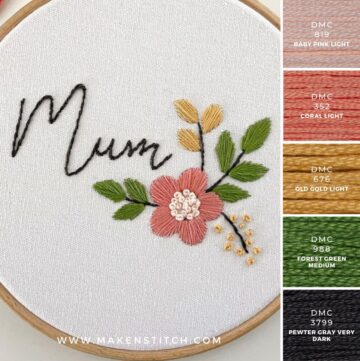 Mother's Day Color Palette - Makenstitch