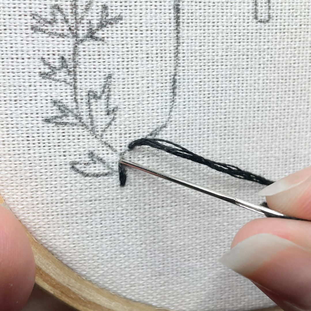 Easy Ghost Pattern for Embroidery Newbies