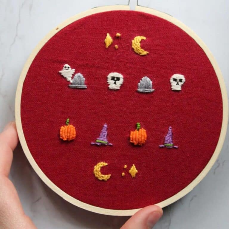 20 Free Halloween Embroidery Designs to Stitch This Season
