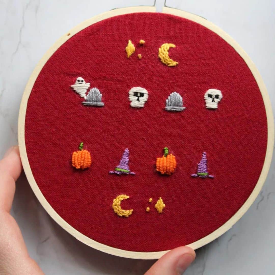 20 Free Halloween Embroidery Designs to Stitch This Season