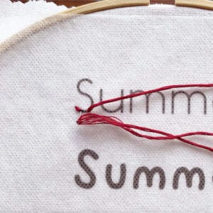 How To Embroider Letters - Makenstitch