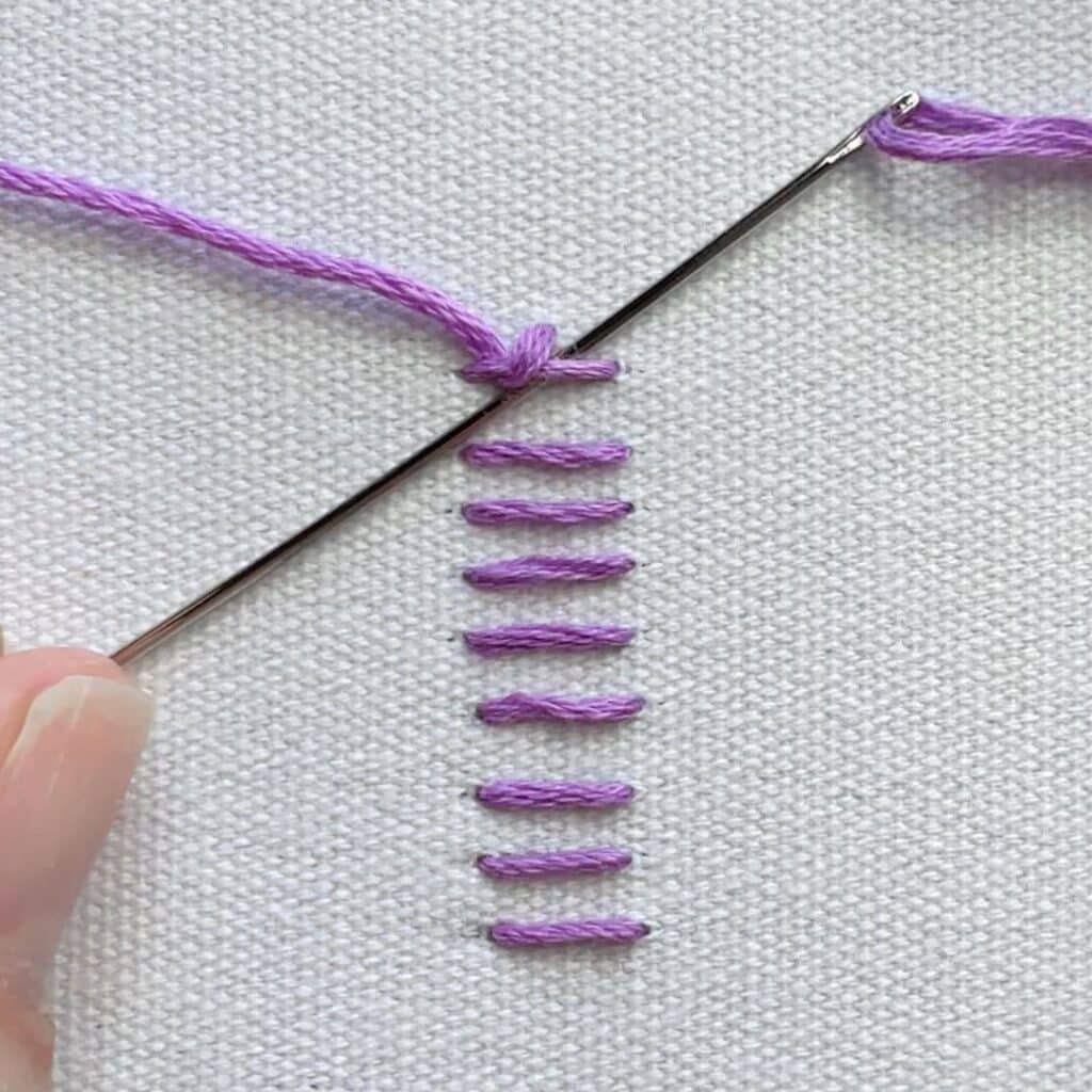 Raised Chain Stitch Band Embroidery - Makenstitch