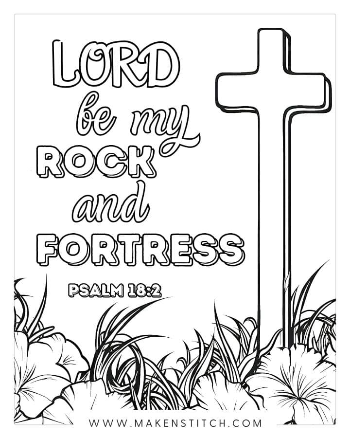 Bible Verses Coloring Pages - Makenstitch