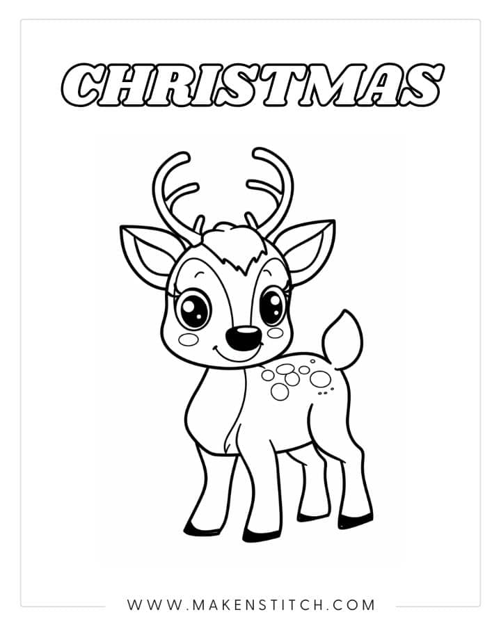 Rudolph Coloring Pages (20 Free Printables) - Makenstitch