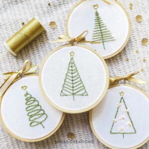 46 Popular Christmas Embroidery Designs in 2023 - Makenstitch