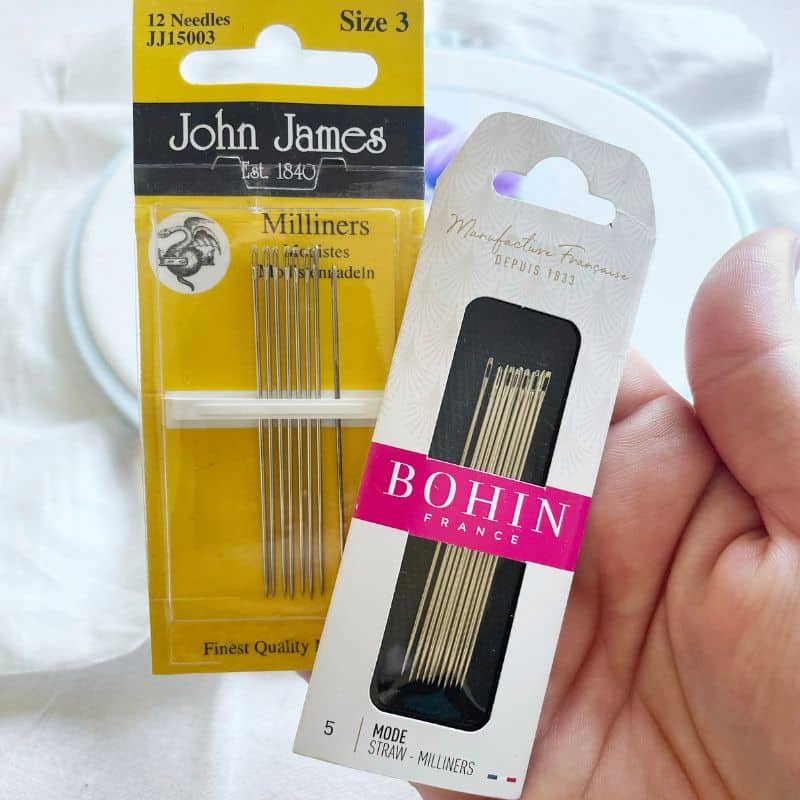 Hand Embroidery Needles Guide - Makenstitch