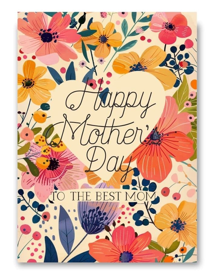 Free Mother's Day Cards Printables - Makenstitch