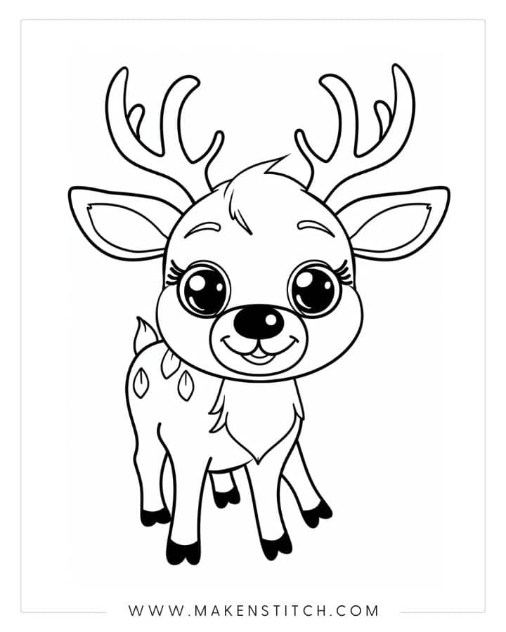 Rudolph Coloring Pages (20 Free Printables) - Makenstitch