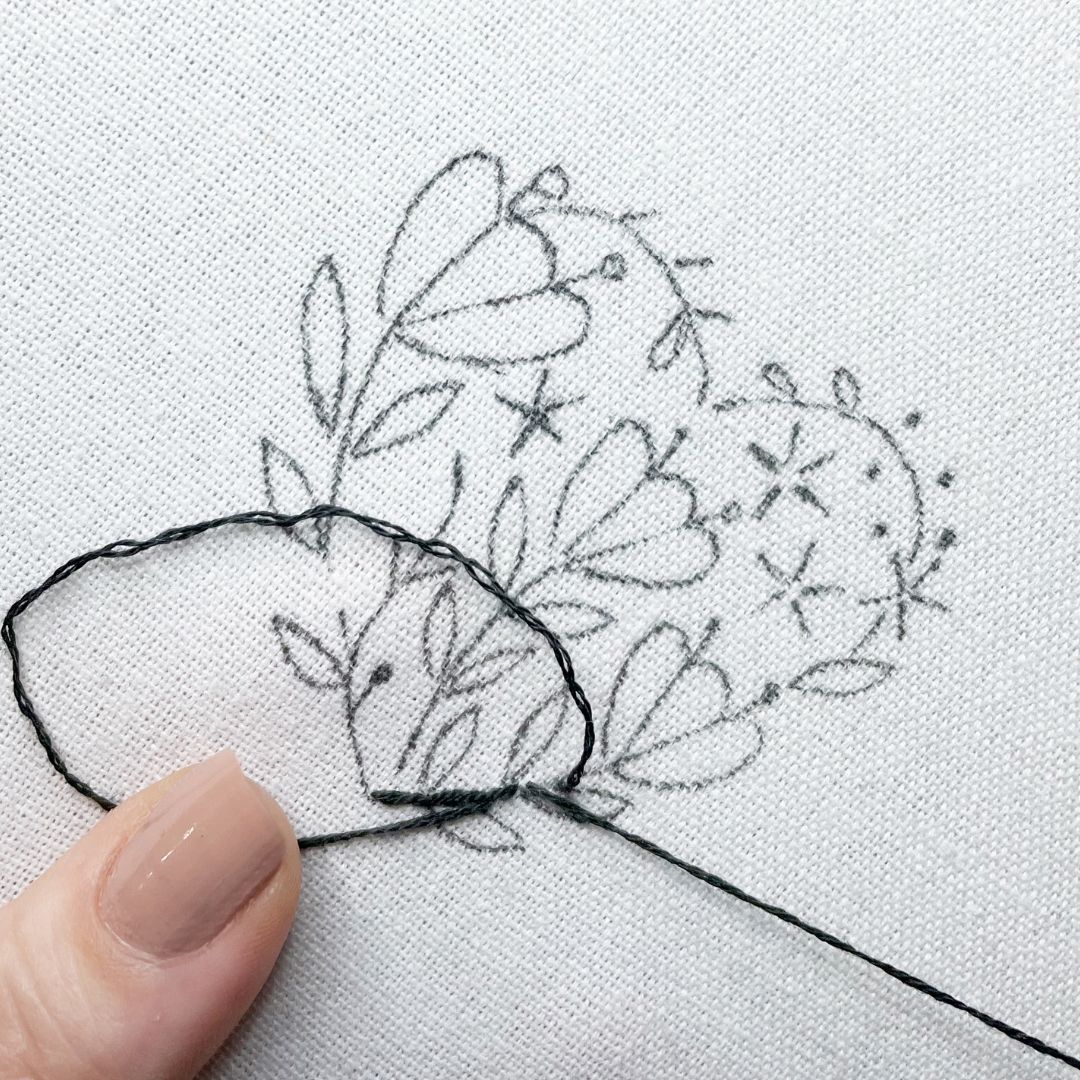 Embroidered Heart Card for Your Loved One - Makenstitch