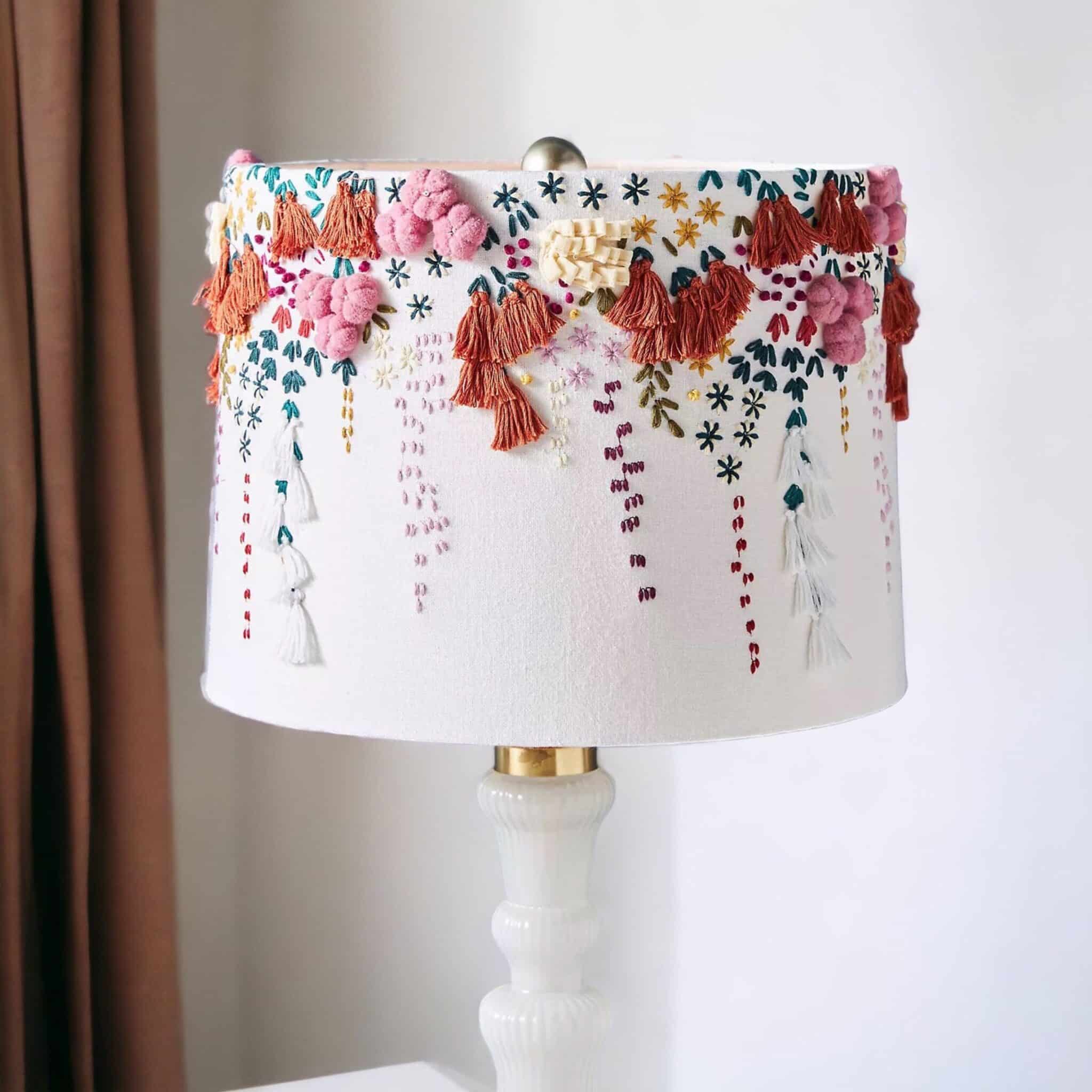 10 Embroidered Lampshades That Redefine Your Space