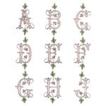 Free Printables Letters And Monograms - Makenstitch