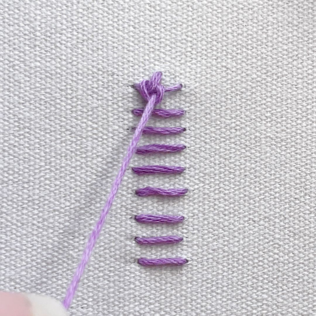 Raised Chain Stitch Band Embroidery - Makenstitch