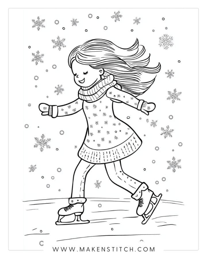 28 Snowflakes Coloring Pages - Makenstitch