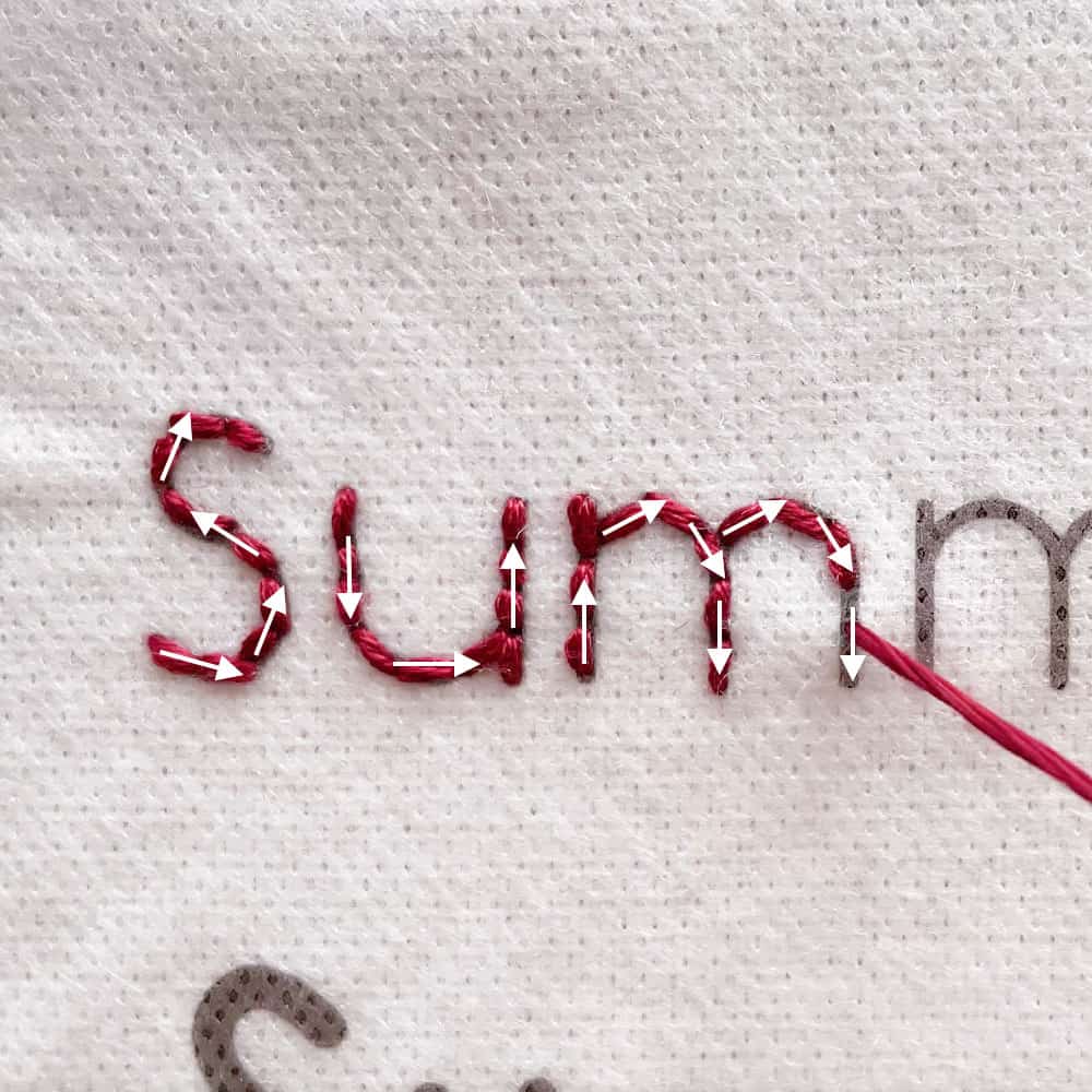 How To Embroider Letters - Makenstitch