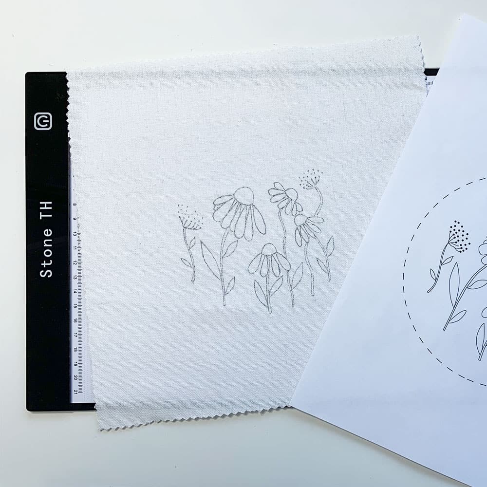 Daisies Embroidery Decoration Tutorial - Makenstitch