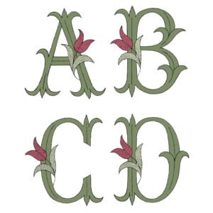 Free Printables Letters And Monograms - Makenstitch