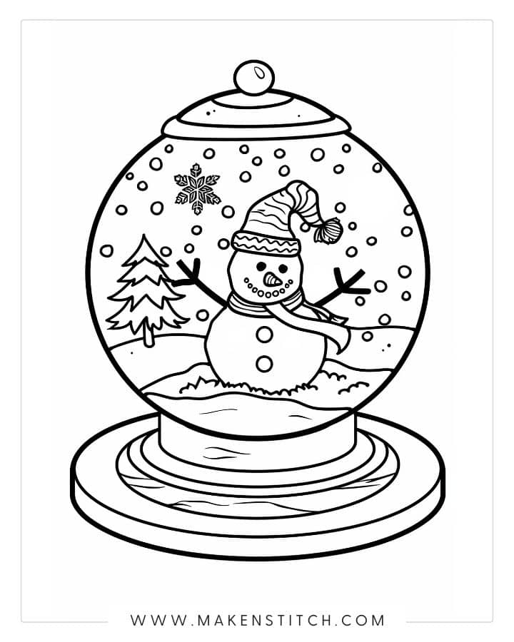 38 Snowman Coloring Pages - Makenstitch