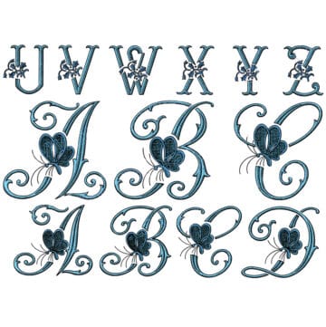 Free Printables Letters And Monograms - Makenstitch