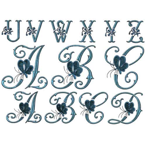 Free Printables Letters And Monograms - Makenstitch
