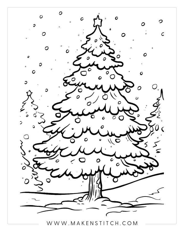 28 Snowflakes Coloring Pages - Makenstitch