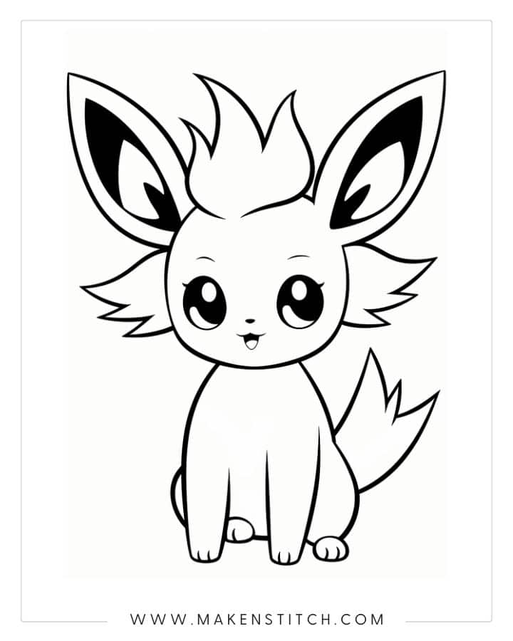 Pokemon Coloring Pages - Makenstitch