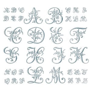 Free Printables Letters And Monograms - Makenstitch