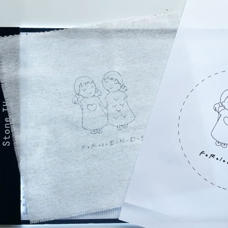 Friends Embroidery Decoration Tutorial - Makenstitch