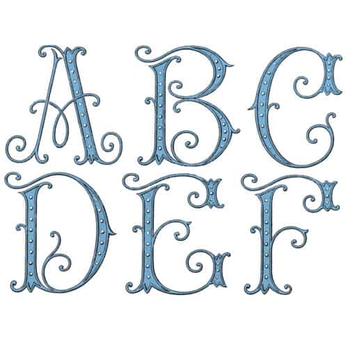 Free Printables Letters And Monograms - Makenstitch