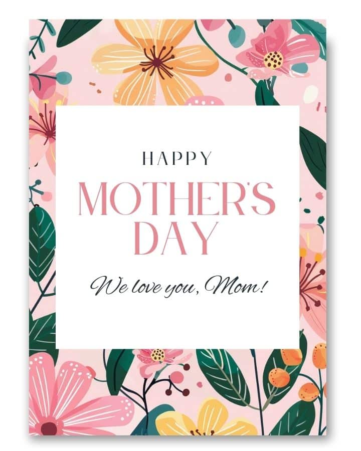 Free Mother's Day Cards Printables - Makenstitch