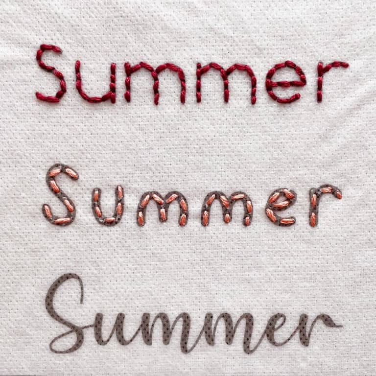 How To Embroider Letters - Makenstitch