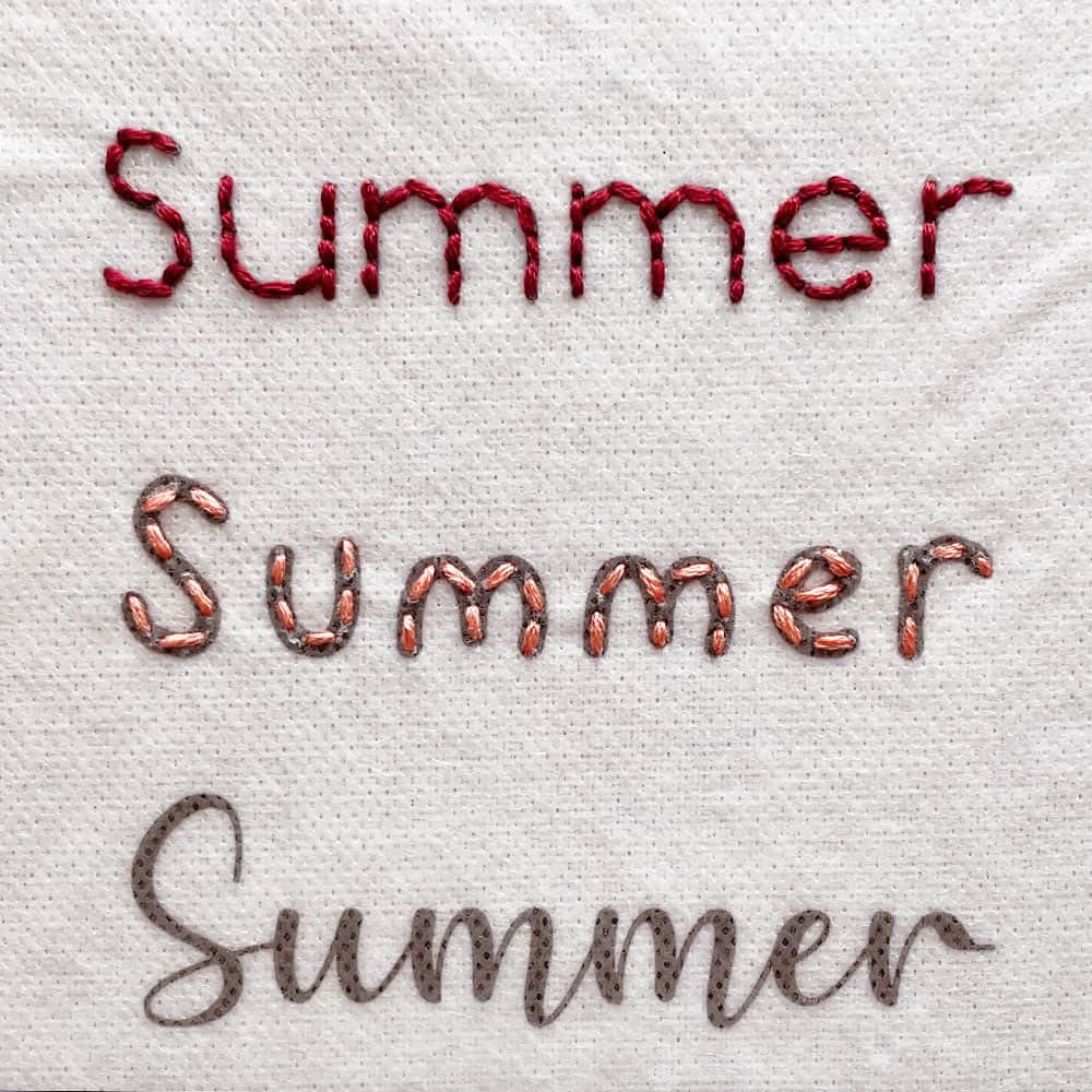 How To Embroider Letters - Makenstitch