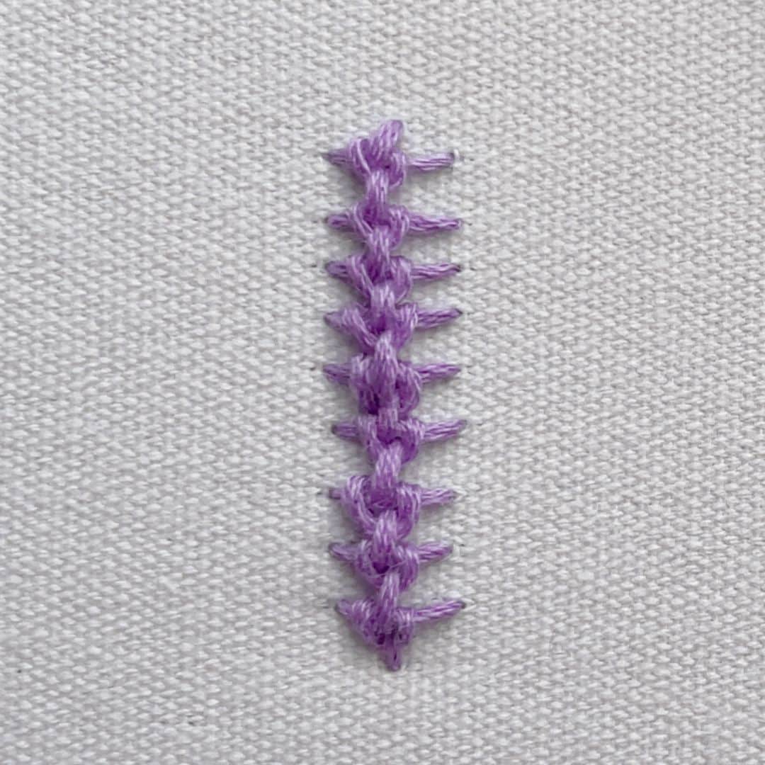 Raised Chain Stitch Band Embroidery - Makenstitch