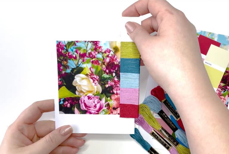 How to Create a Stitch Color Palette from a Photo - Makenstitch