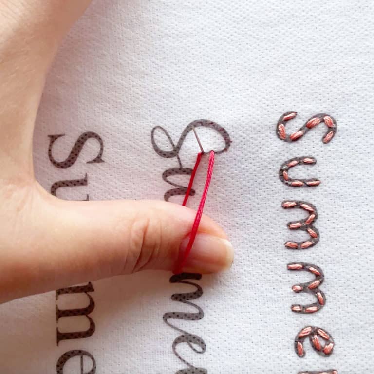 How To Embroider Letters - Makenstitch