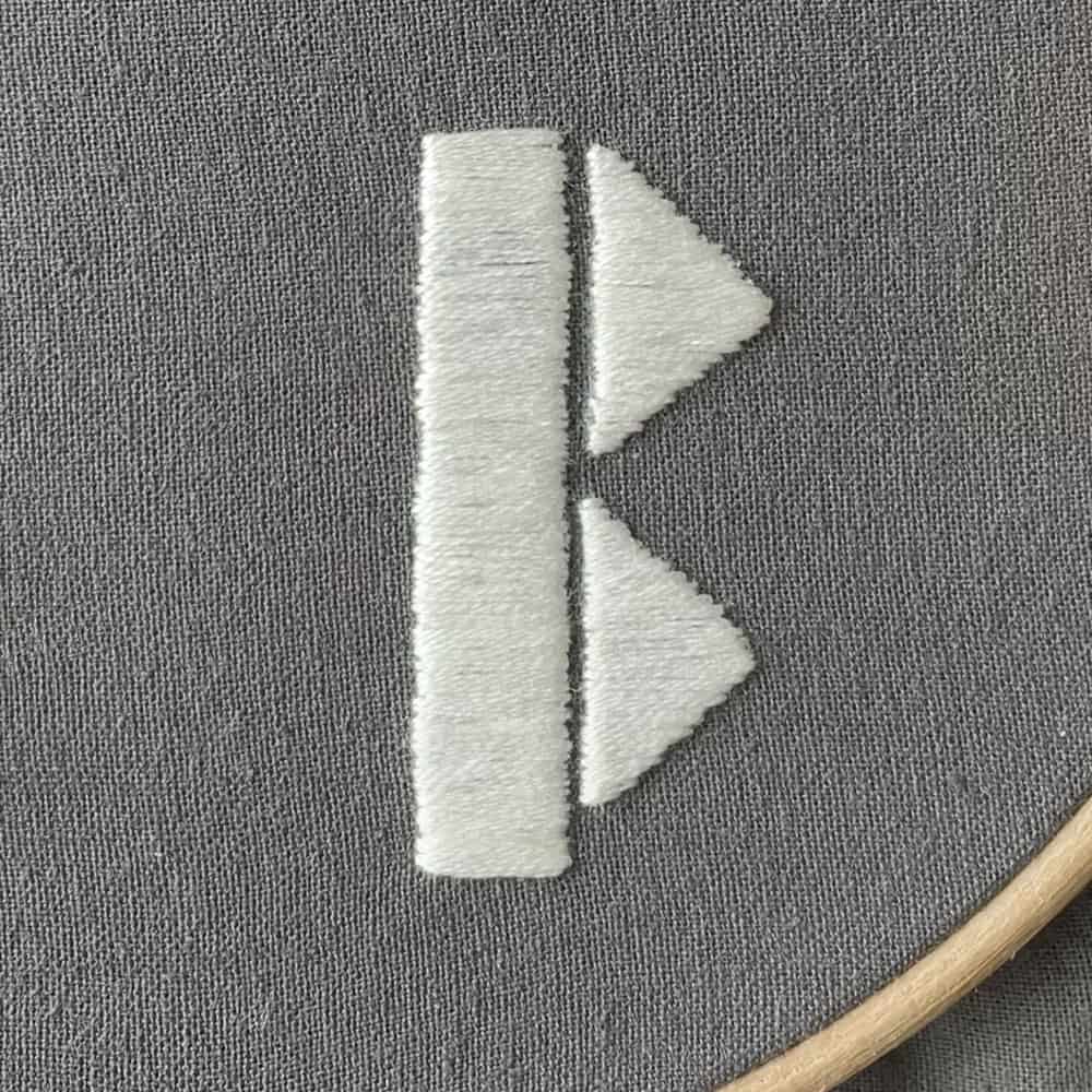 How To Embroider Letters: Stem & Satin Stitch - Makenstitch