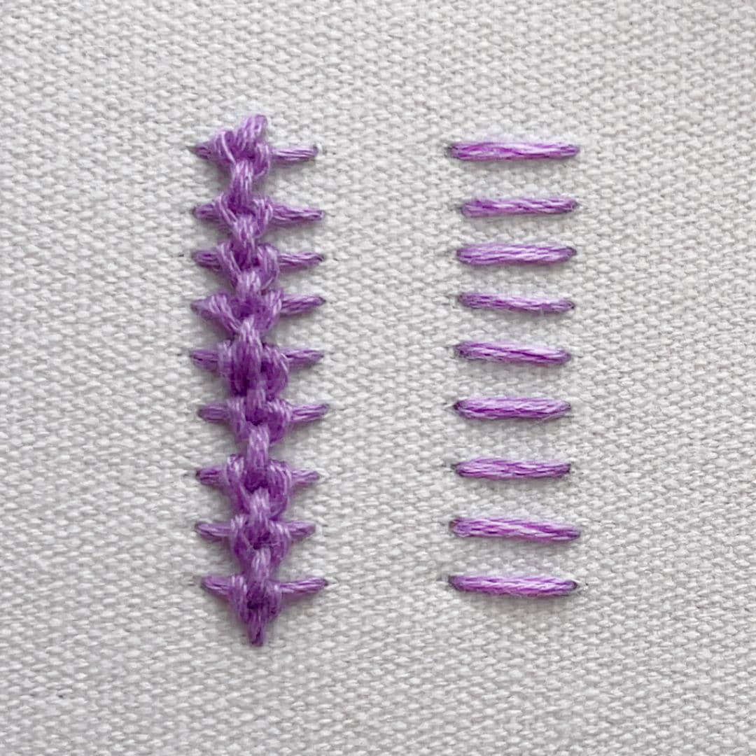 Raised Chain Stitch Band Embroidery - Makenstitch