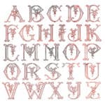 Free Printables Letters And Monograms - Makenstitch