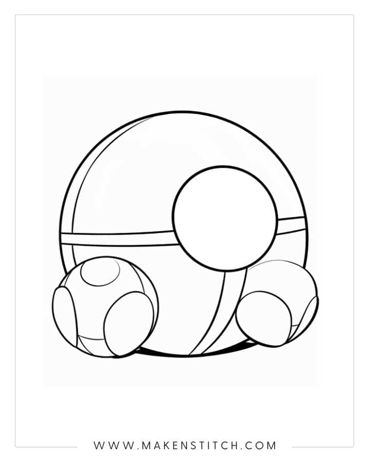 Pokemon Coloring Pages - Makenstitch