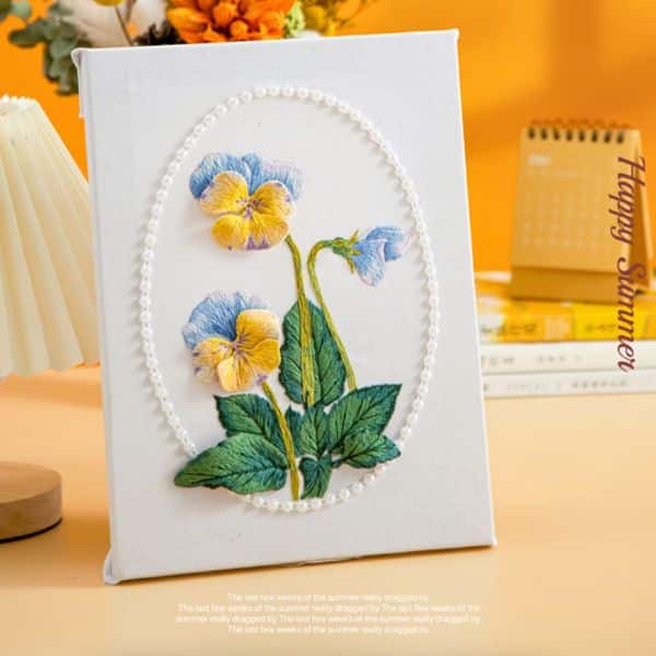 14 Thread Painting Embroidery Kits for All Skill Levels