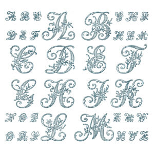 Free Printables Letters And Monograms - Makenstitch
