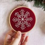Easy Snowflake Embroidery Pattern Tutorial - Makenstitch